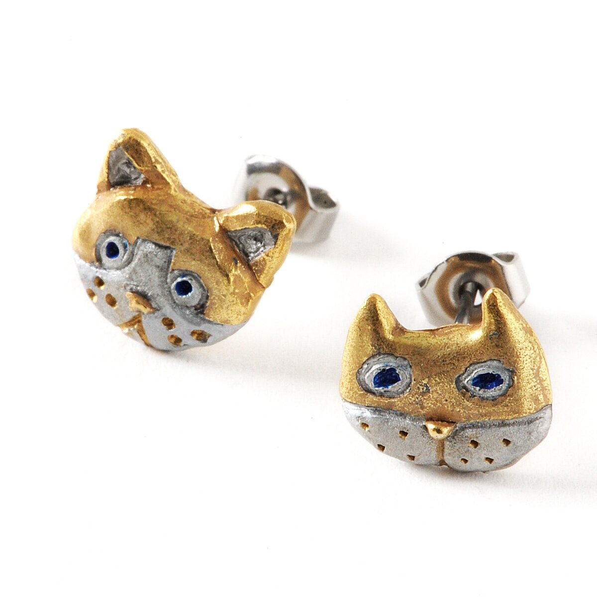 Palnart Poc Cat Face Earrings: Palnart Poc - Tokyo Otaku Mode (TOM)