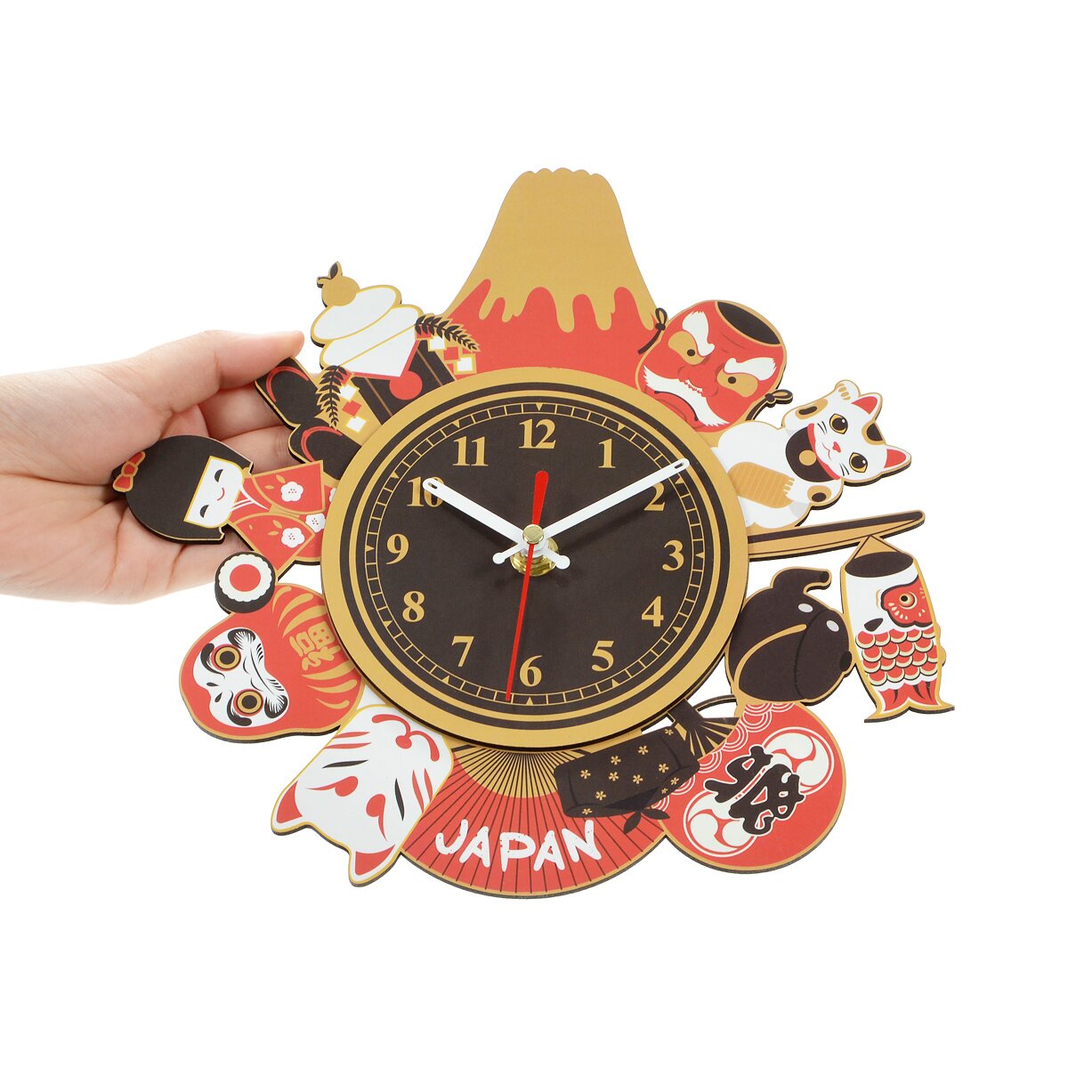 Souvenir Japan 2-Layer Wood Clock - Tokyo Otaku Mode (TOM)