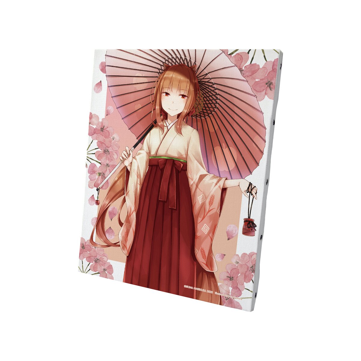 Spice and Wolf Jyuu Ayakura Illustration Holo Canvas Board Collection ...