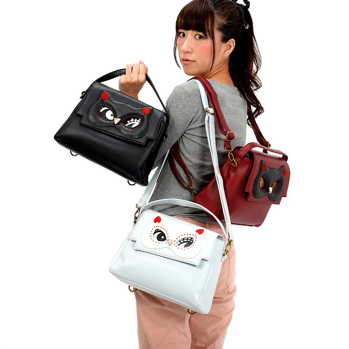 FLAPPER Cat Mask Girl 3-Way Bag: FLAPPER - Tokyo Otaku Mode (TOM)