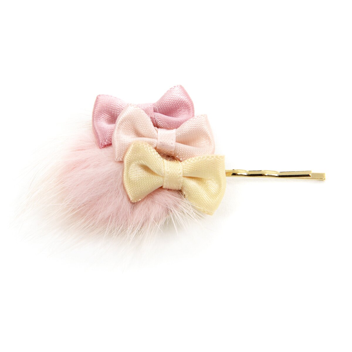 Le cocone Fur Ribbon Hair Pin - Tokyo Otaku Mode (TOM)