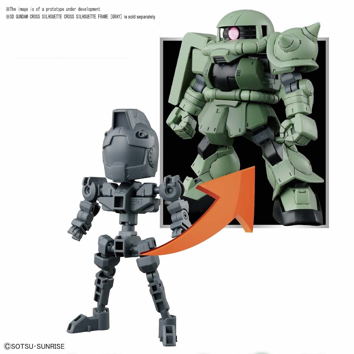 SD Gundam Cross Silhouette Zaku II: Bandai - Tokyo Otaku Mode (TOM)