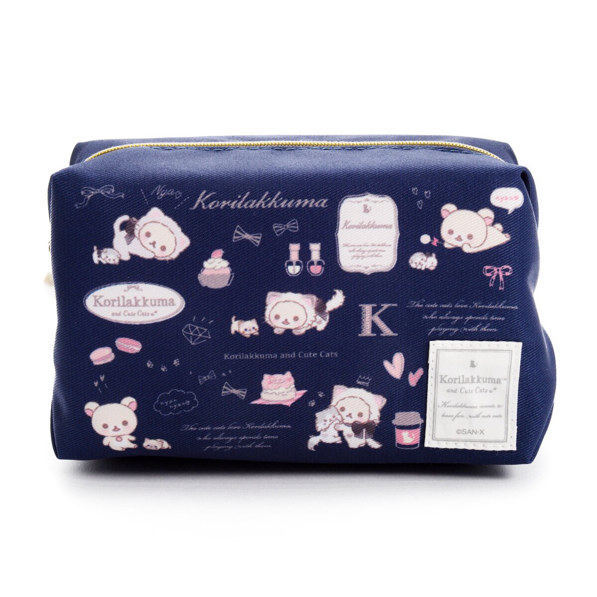 Rilakkuma Korilakkuma and Cute Cats Pouch - Tokyo Otaku Mode (TOM)