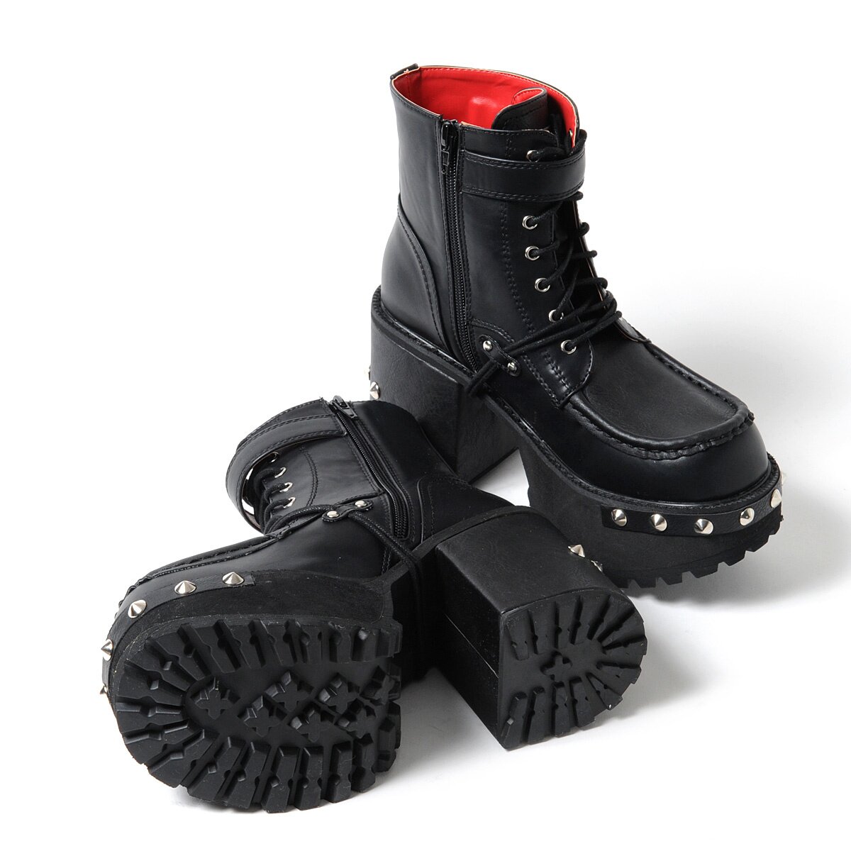 YOSUKE 2015SS Studded Cross Laced Boots: YOSUKE - Tokyo Otaku Mode (TOM)