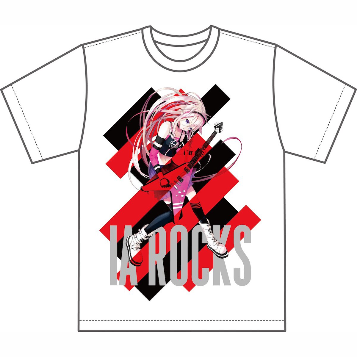 IA Rocks White T-Shirt Ver. 2 - Tokyo Otaku Mode (TOM)
