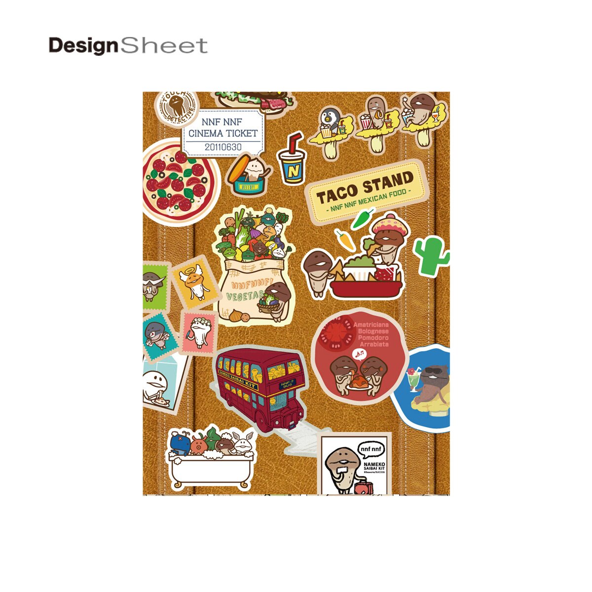 Nameko Saibai Kit Art Suitcase Nameko Sticker - Tokyo Otaku Mode (TOM)