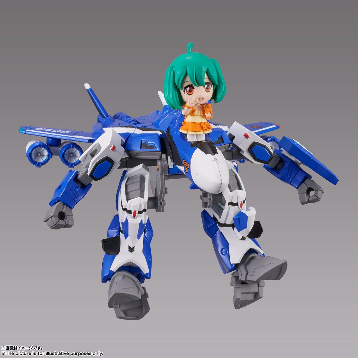 Tiny Session Macross Frontier VF-25G Messiah Valkyrie (Michael Use) with Ranka: Bandai - Tokyo ...