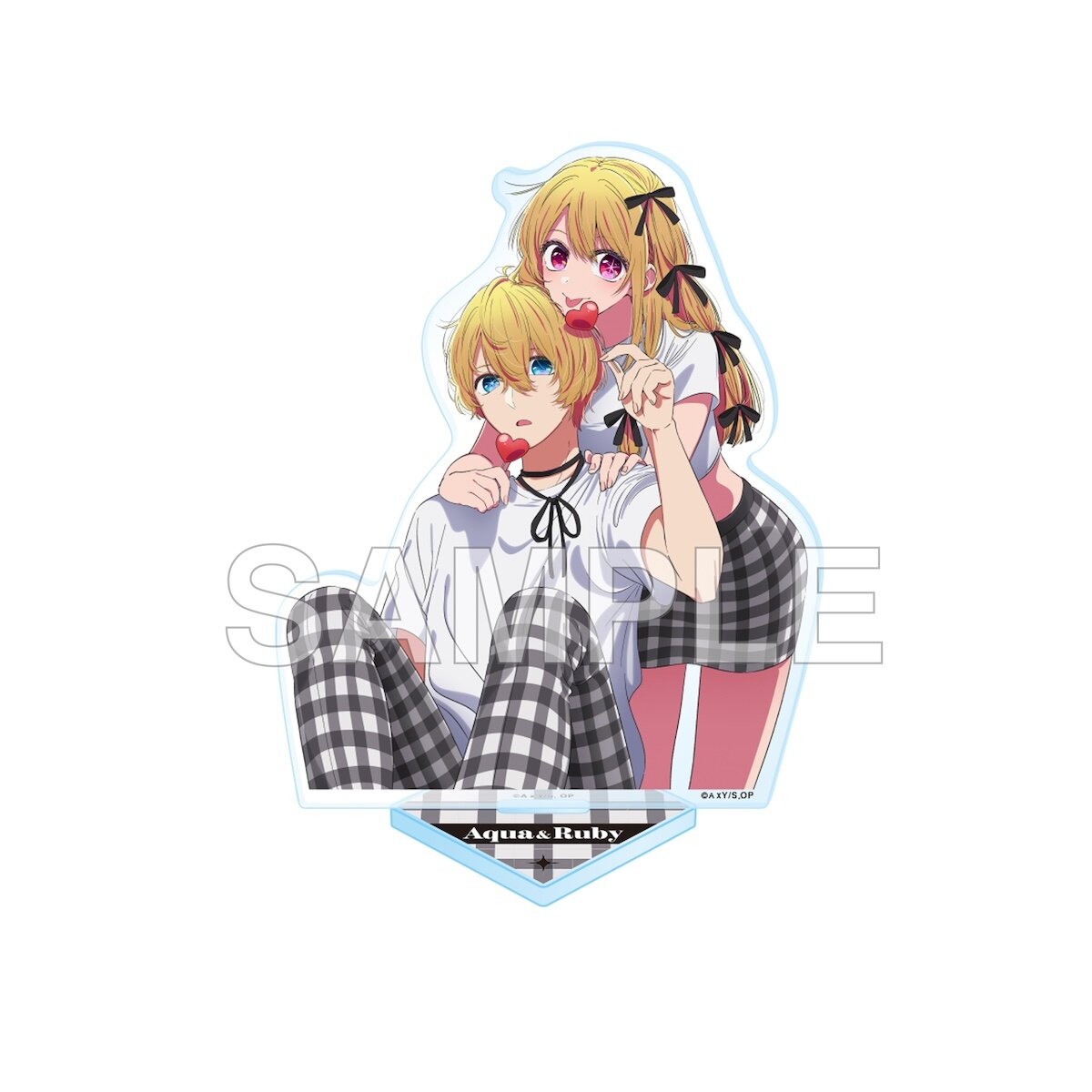 Oshi no Ko Acrylic Stand Figure Aqua & Ruby Matching Outfits Ver ...