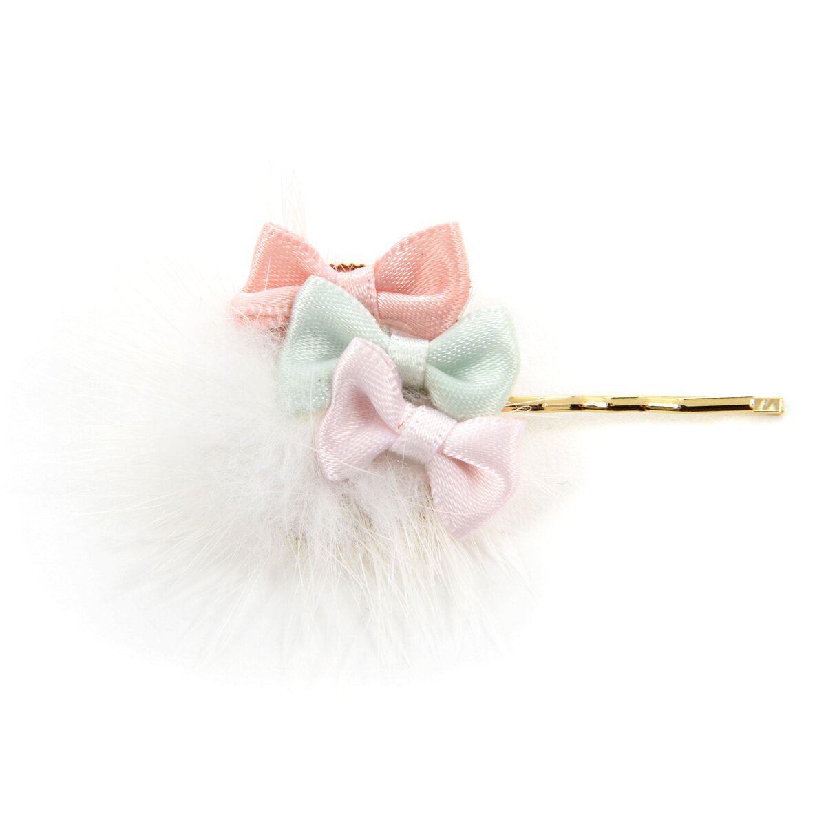 Le cocone Fur Ribbon Hair Pin - Tokyo Otaku Mode (TOM)