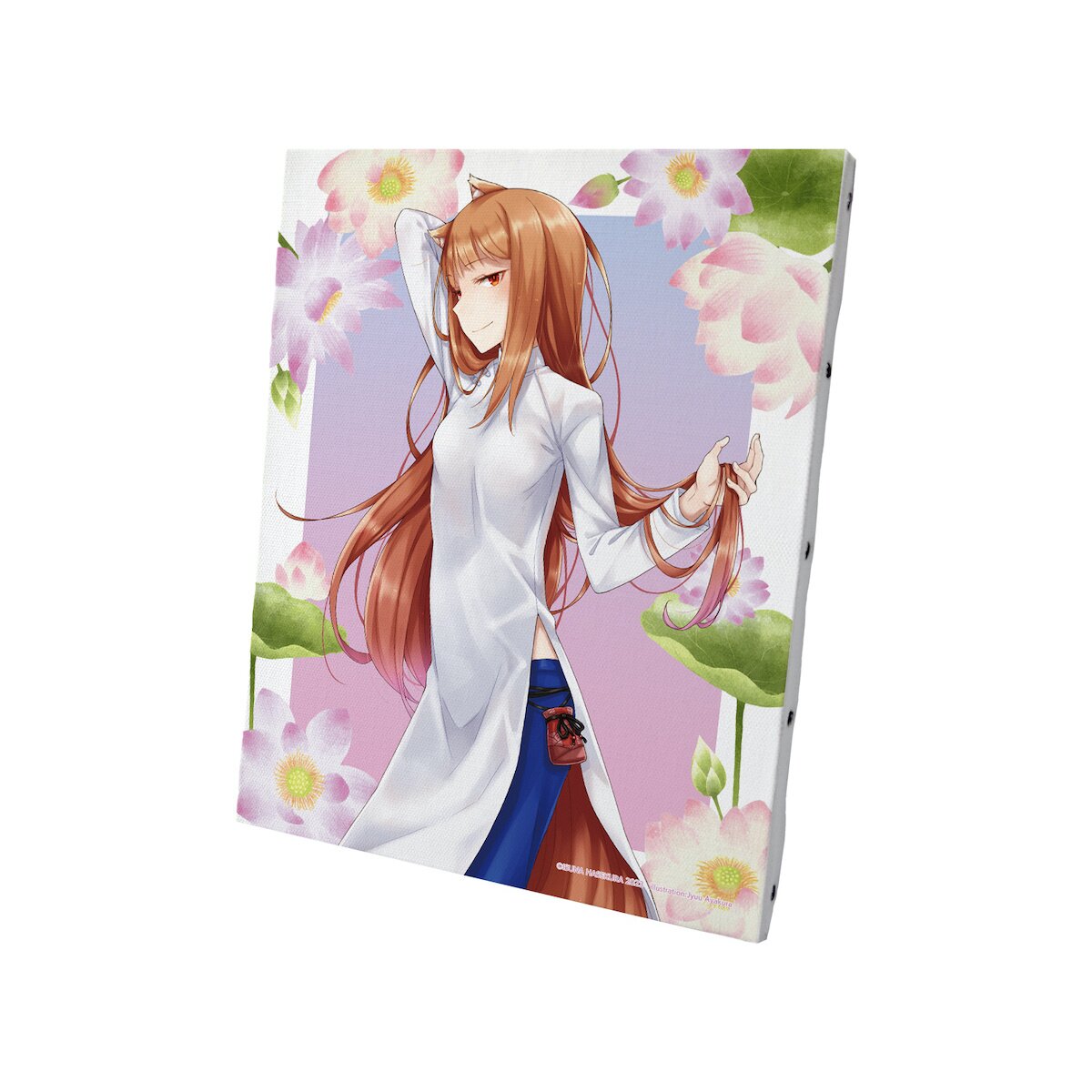 Spice and Wolf Jyuu Ayakura Illustration Holo Canvas Board Collection ...