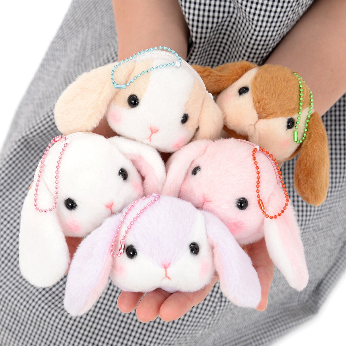 Pote Usa Loppy Chibi Face Pouches - Tokyo Otaku Mode (TOM)
