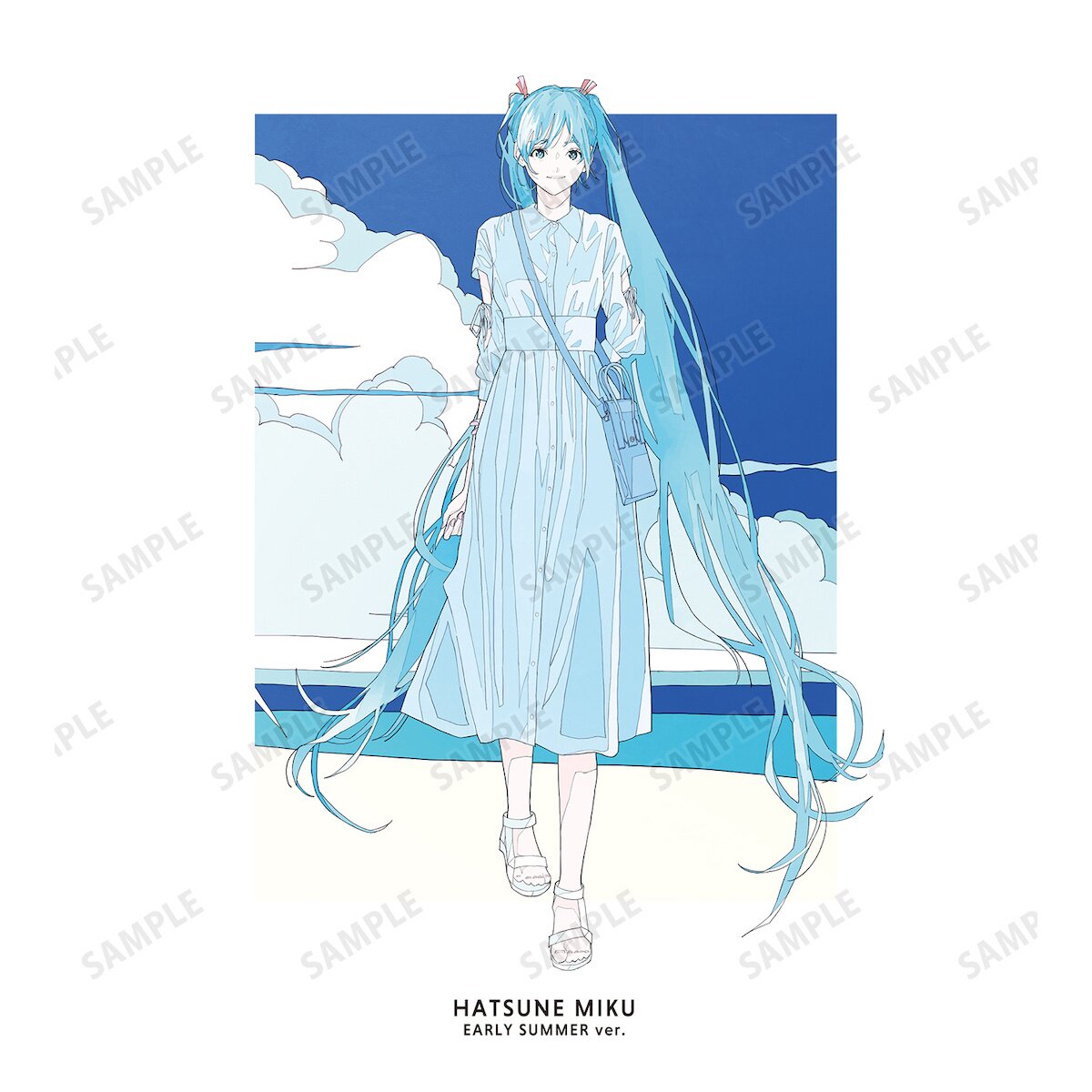 Piapro Characters Early Summer Ver. Hatsune Miku Ladies' T-Shirt - Tokyo Otaku Mode (TOM)