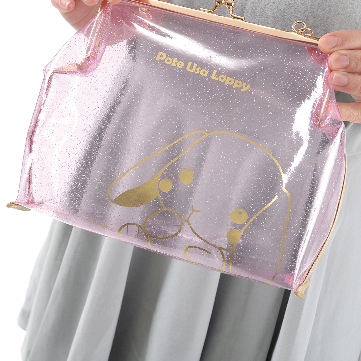 Pote Usa Loppy Clear Gamaguchi Shoulder Bag - Tokyo Otaku Mode (TOM)