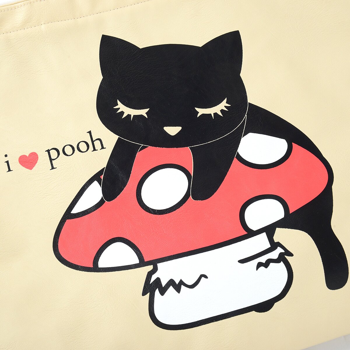 Osumashi Pooh-chan Pooh-chan on a Mushroom Tote Bags - Tokyo Otaku Mode ...