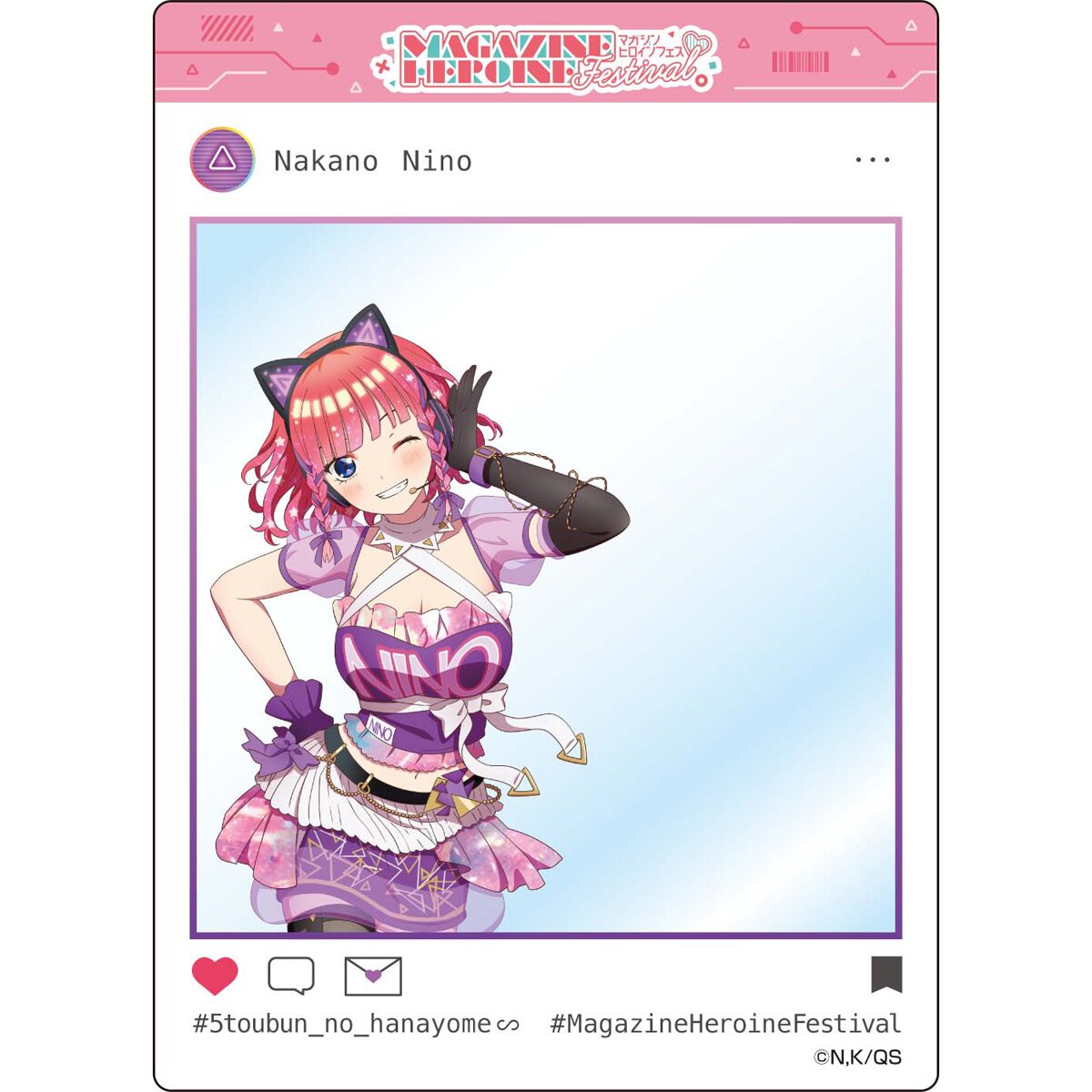 Magical Heroine Fes The Quintessential Quintuplets ∽ Clear Card Set ...