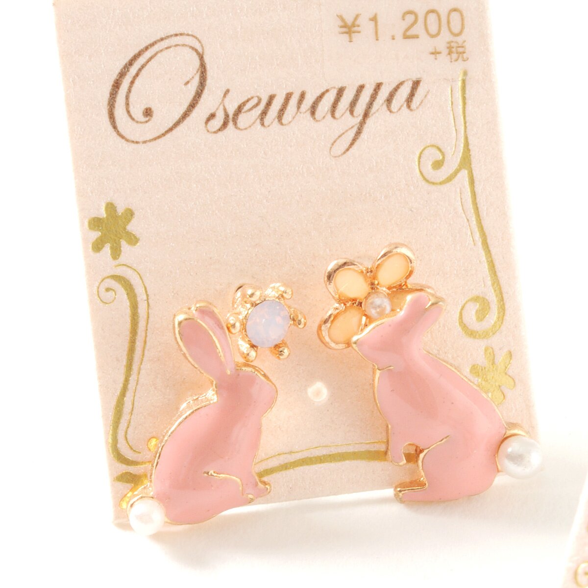 Osewaya Charming Rabbit Earrings: Osewaya - Tokyo Otaku Mode (TOM)