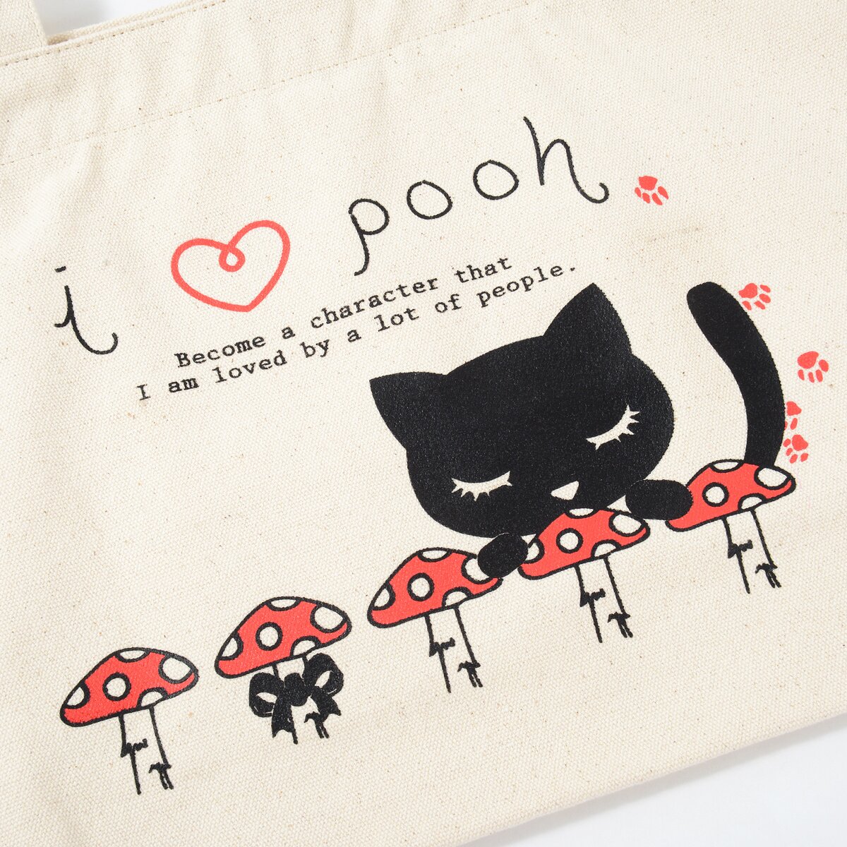 Osumashi Pooh-chan Mushrooms & Pooh-chan Tote Bags - Tokyo Otaku Mode (TOM)