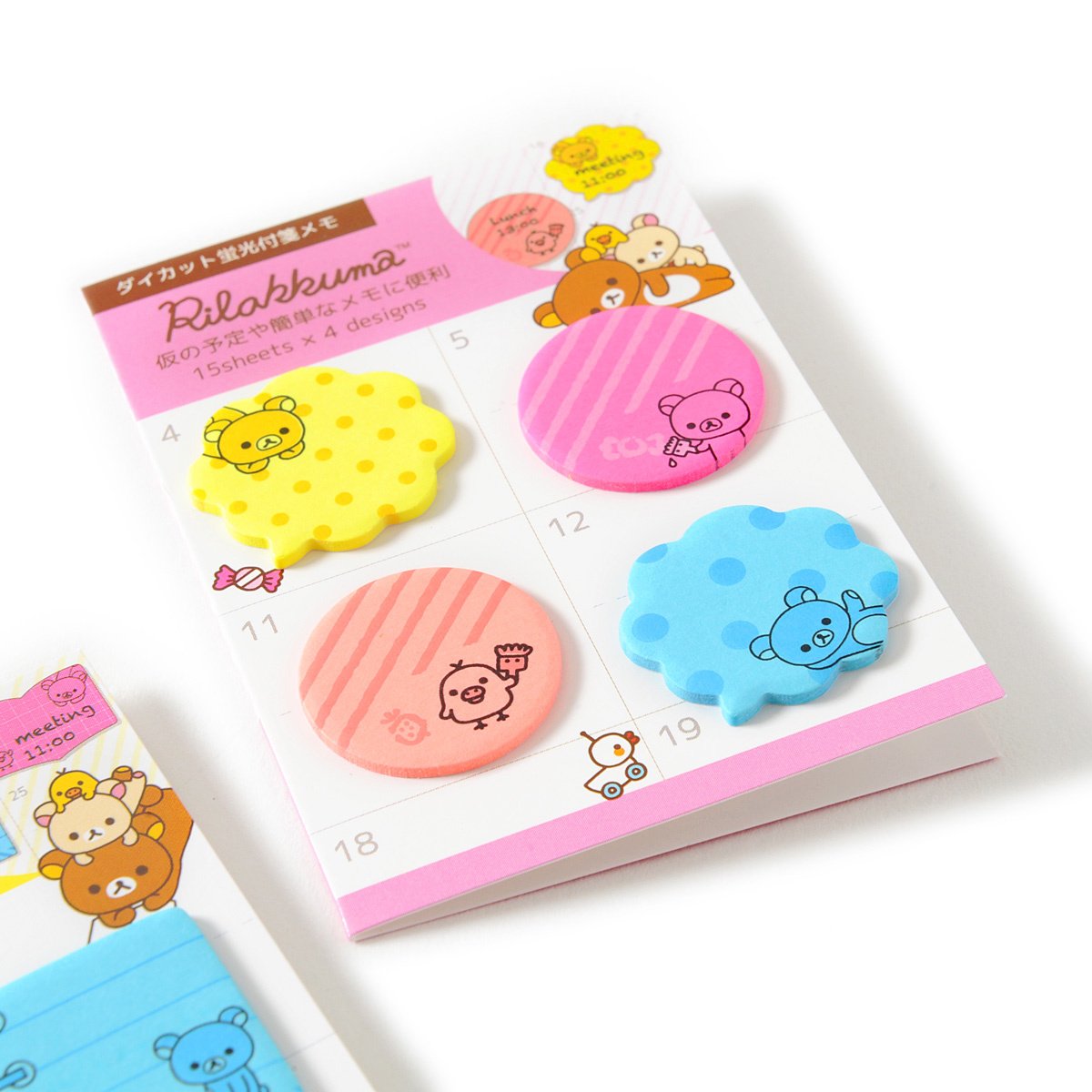 Rilakkuma Die-Cut Neon Sticky Notes: San-X - Tokyo Otaku Mode (TOM)
