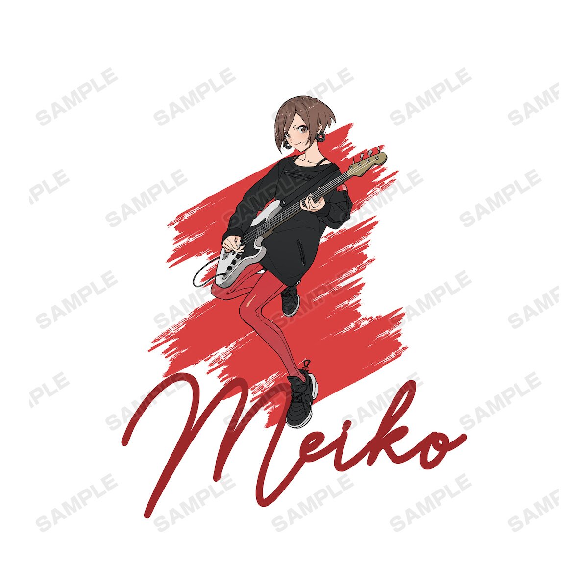 Piapro Characters Meiko: Band Ver. Art by tarou2 Women's T-Shirt ...