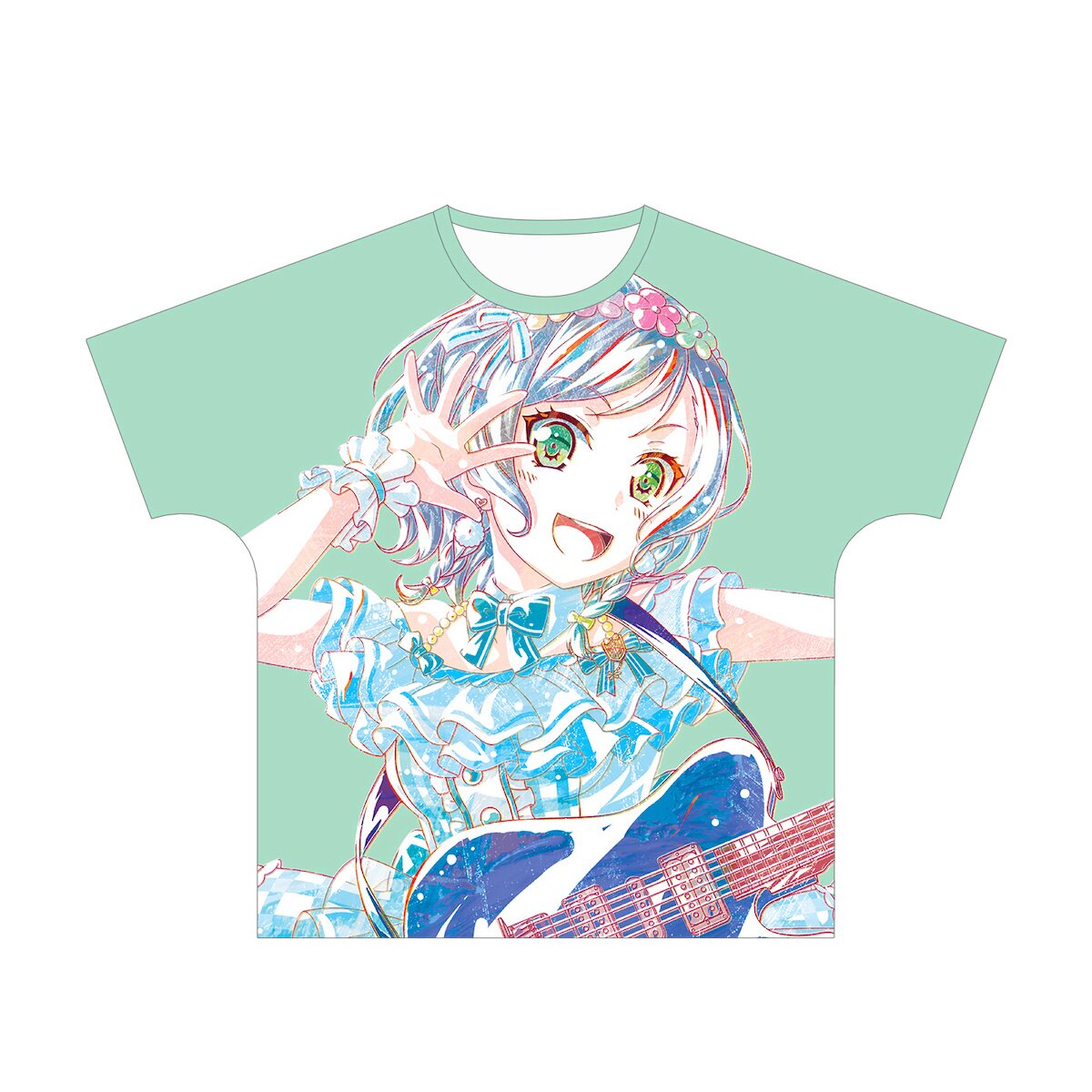 BanG Dream! Girls Band Party! Hina Hikawa Unisex Full Graphic T-Shirt ...