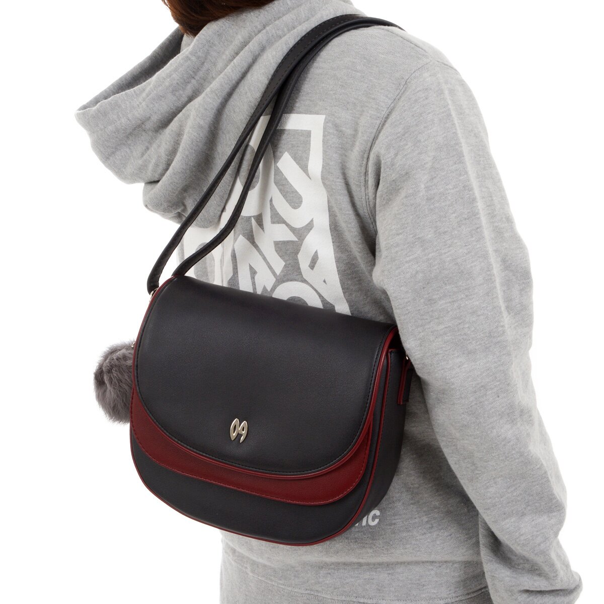 RADIO EVA DUO 011 Rei Ayanami Shoulder Bag w/ Fur Charm - Tokyo Otaku ...