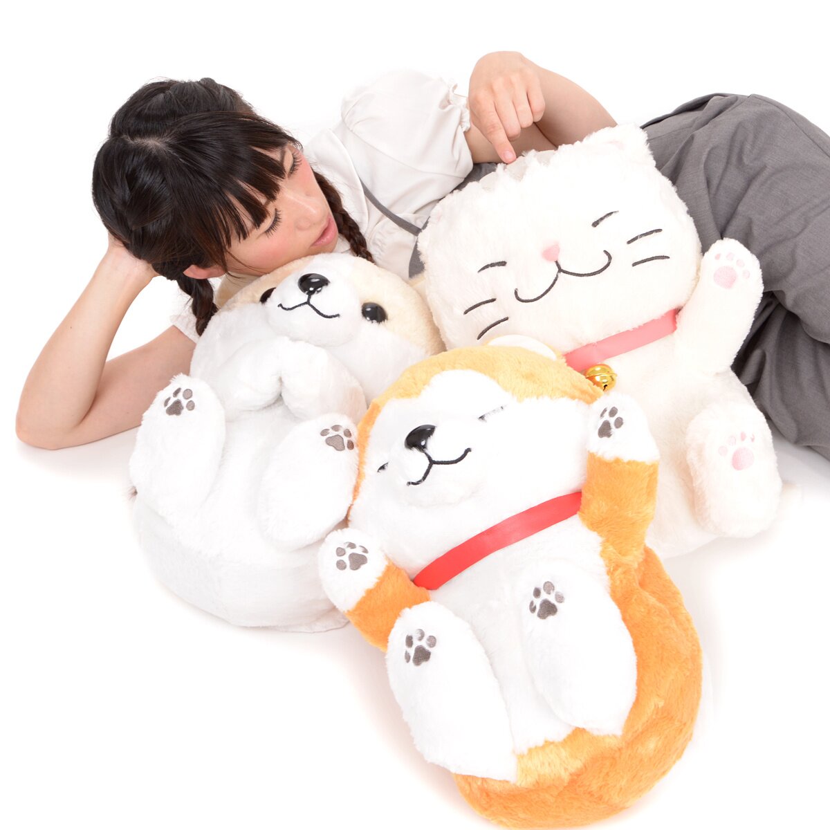 Dokodemo Nekkorogari Tai Animal Plush Collection (Big): Amuse - Tokyo ...
