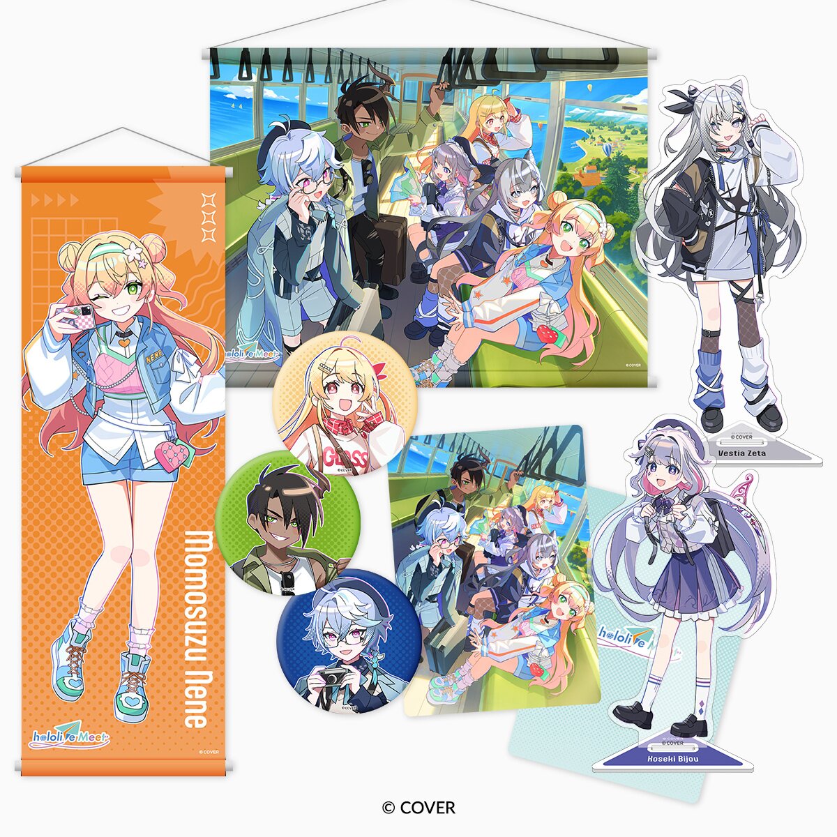 hololive Meet 2025 2nd Visual Half-B2-sized Tapestry Octavio - Tokyo Otaku Mode (TOM)