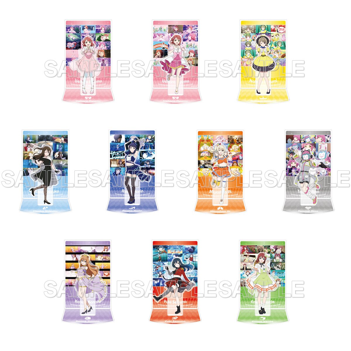 Love Live! Nijigasaki High School Idol Club Acrylic Diorama Collection ... Love Live! Nijigasaki High School Idol Club Acrylic Diorama Collection ...