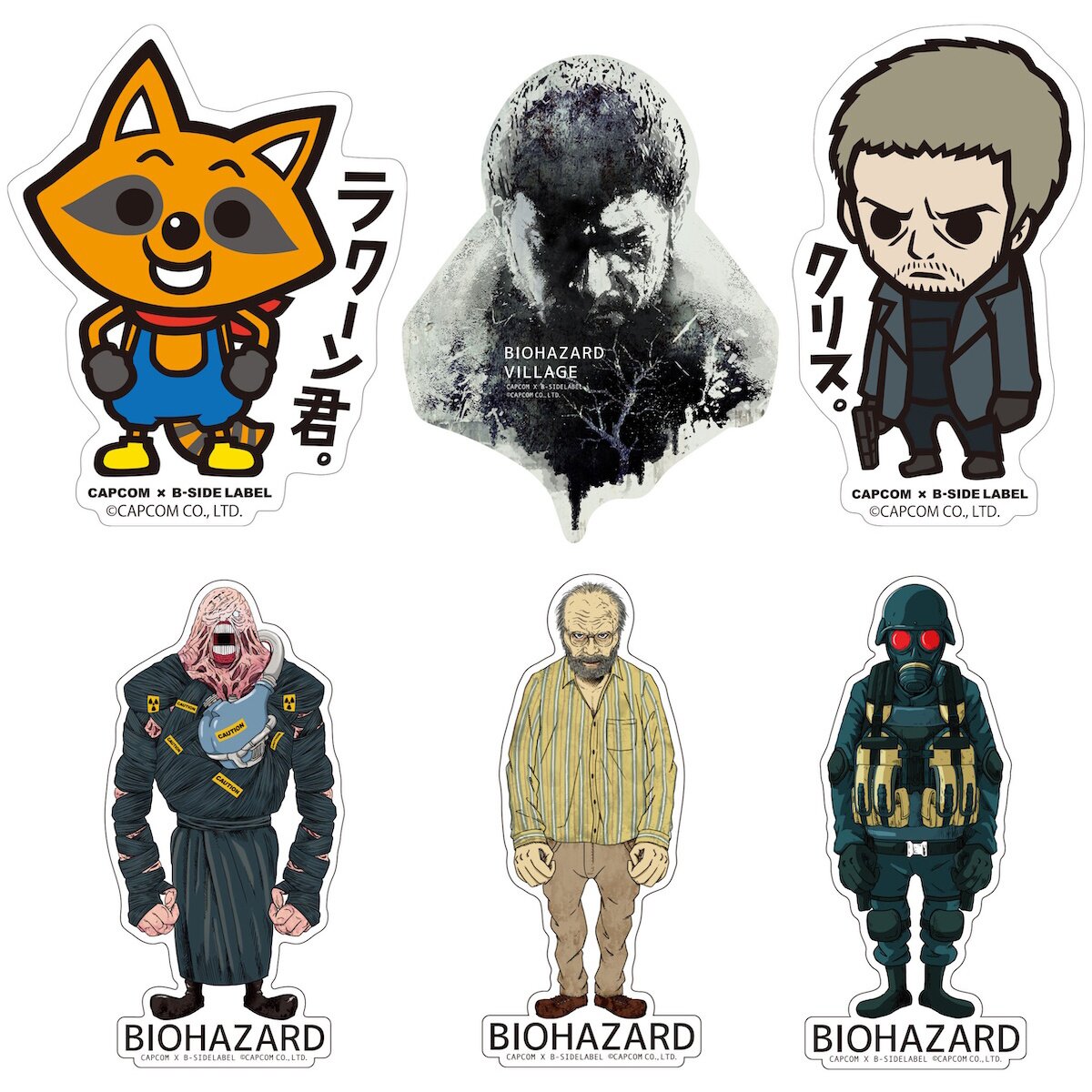 Capcom x B-Side Label Resident Evil Sticker Collection Vol. 3 - Tokyo ...
