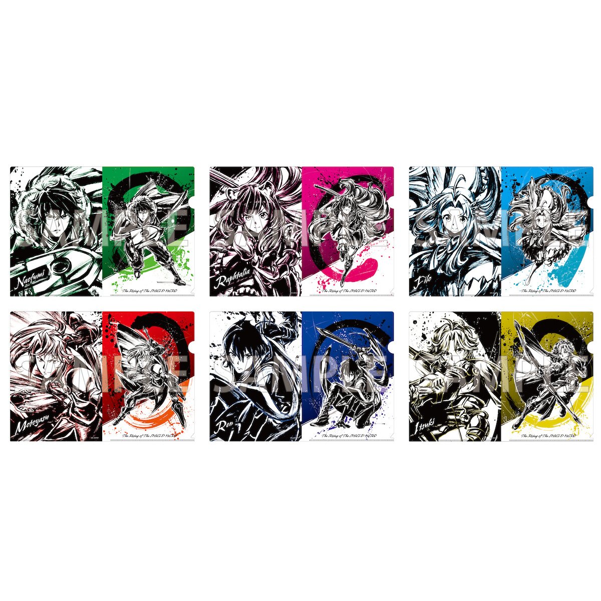 The Rising of the Shield Hero Season 3 Black Ink Painting Art Clear ...