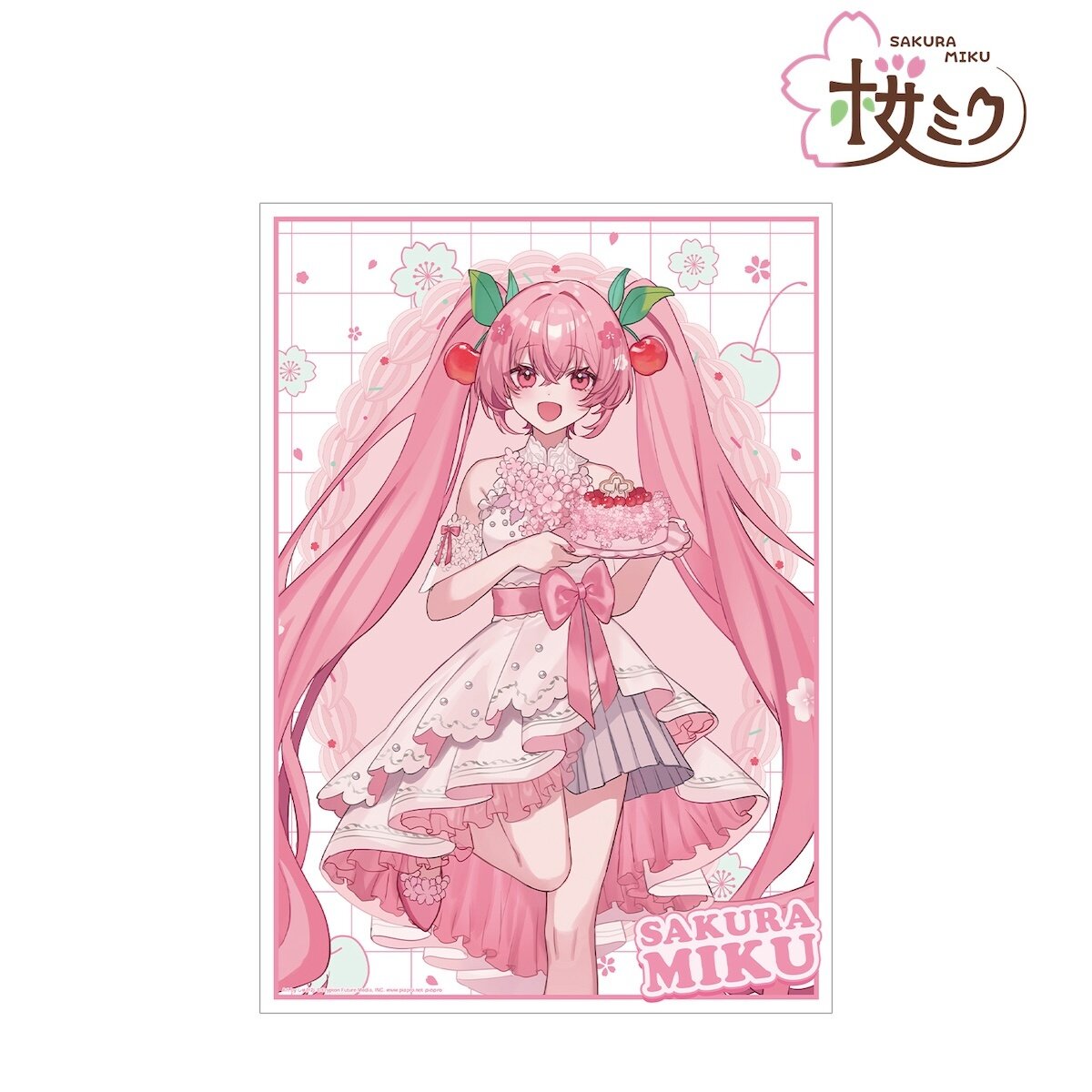 Sakura Miku: Sakura Party Ver. Art by Shugao A3 Matte Effect Poster ...