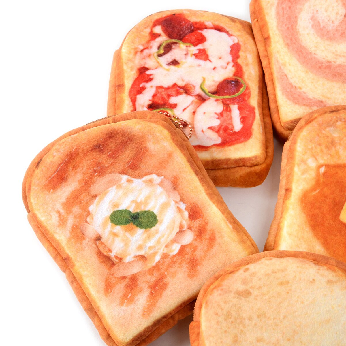 Marude Pan Like a Bread Sliced Bread Pouches - Tokyo Otaku Mode (TOM)