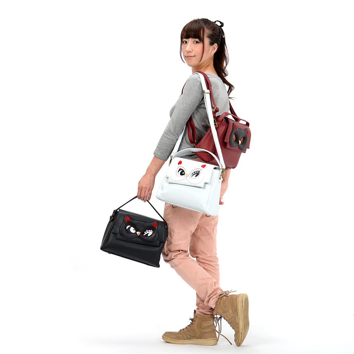 FLAPPER Cat Mask Girl 3-Way Bag: FLAPPER - Tokyo Otaku Mode (TOM)