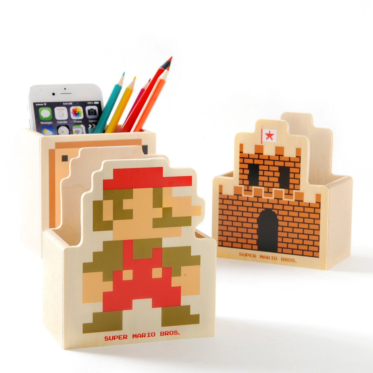 Super Mario Wooden Containers - Tokyo Otaku Mode (TOM)