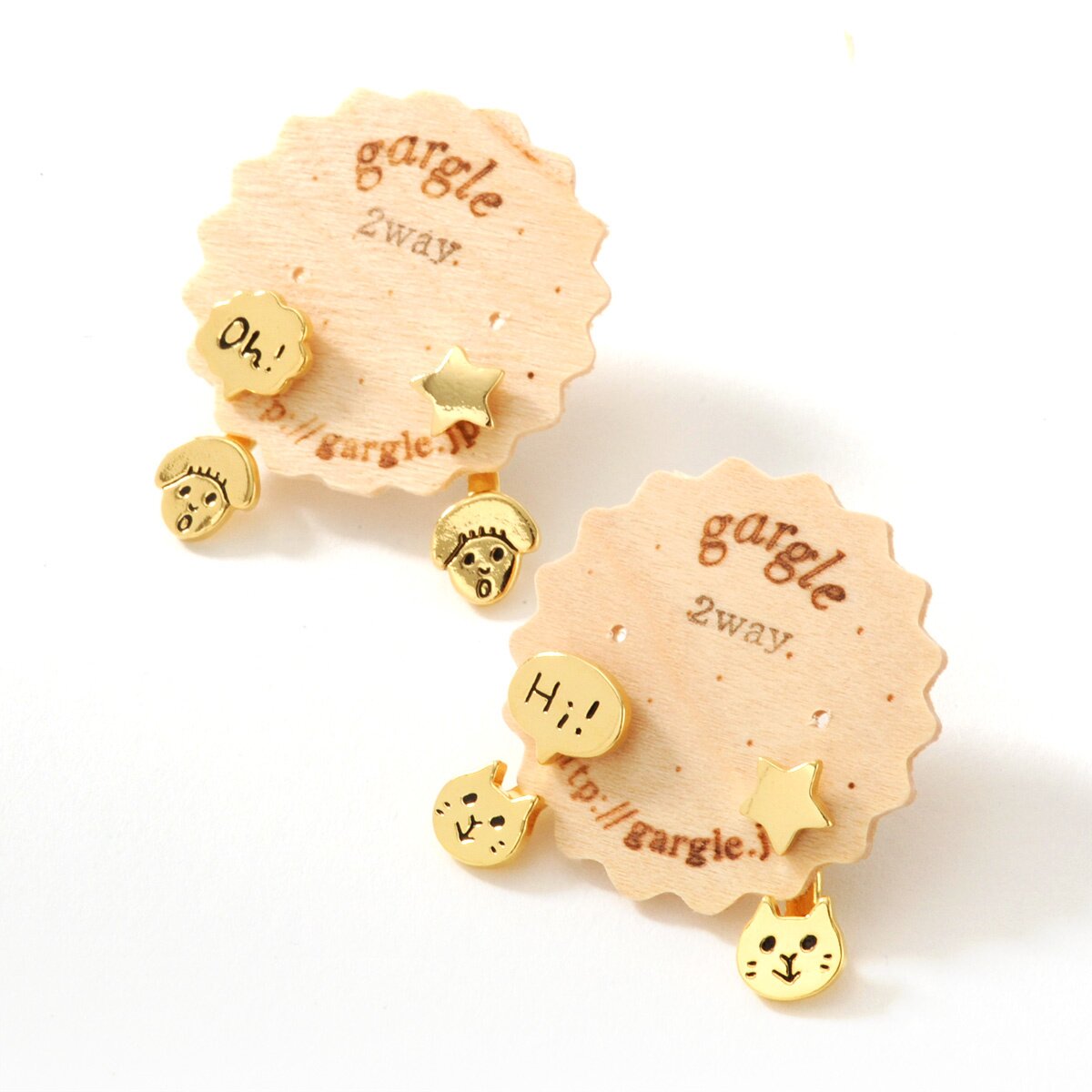 gargle Comical 2-Way Earrings: gargle - Tokyo Otaku Mode (TOM) gargle Comical 2-Way Earrings: gargle - Tokyo Otaku Mode (TOM)