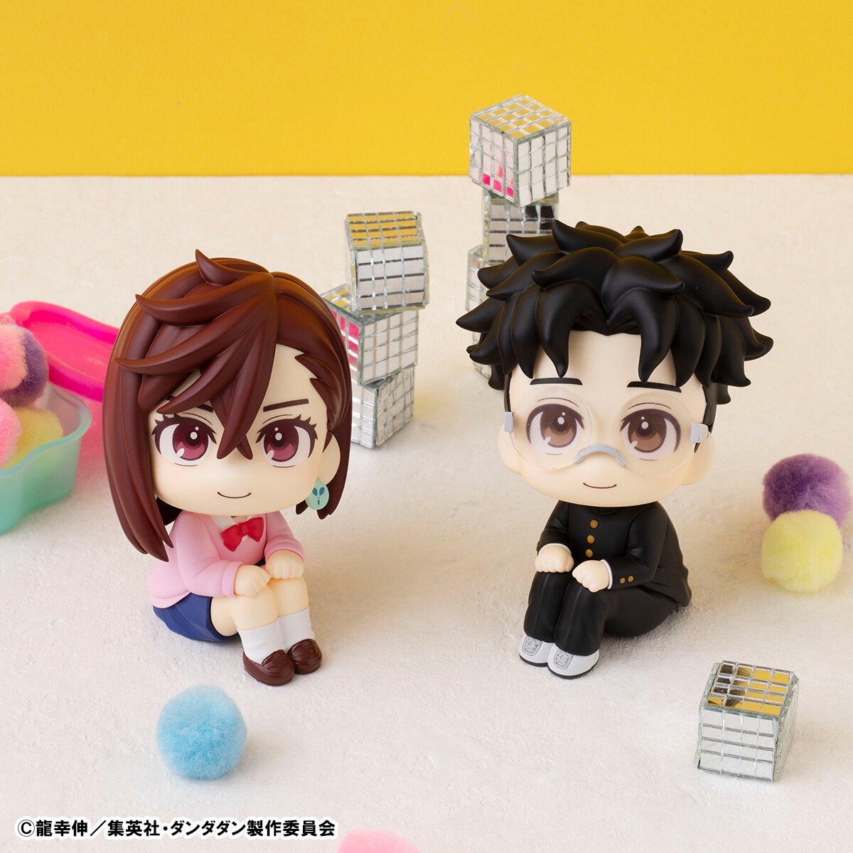 Look Up Series TV Anime Dan Da Dan Momo & Okarun Set w/ Bonus Cushions ...