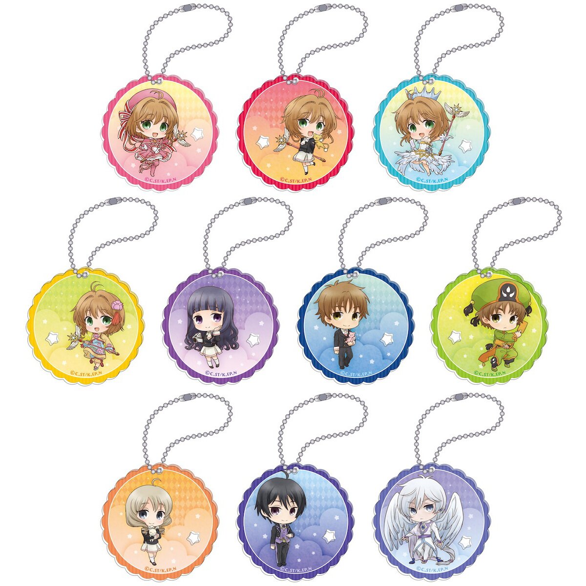 Cardcaptor Sakura: Clear Card Acrylic Keychain Collection - Tokyo Otaku ...
