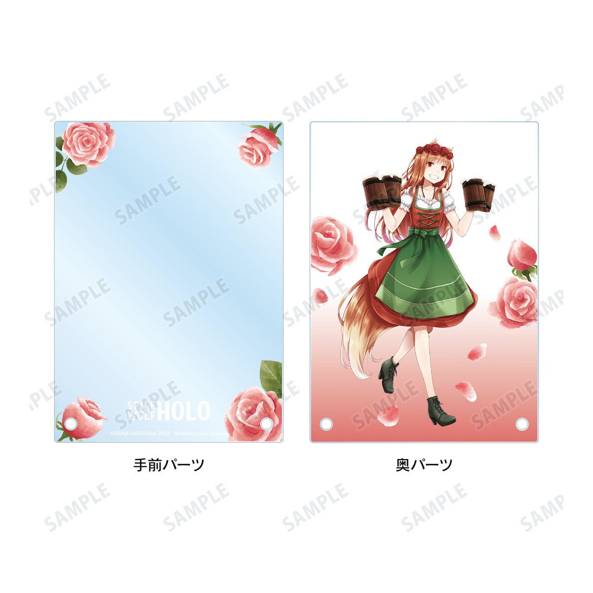 Spice and Wolf Jyuu Ayakura Illustration Double Acrylic Panel ...