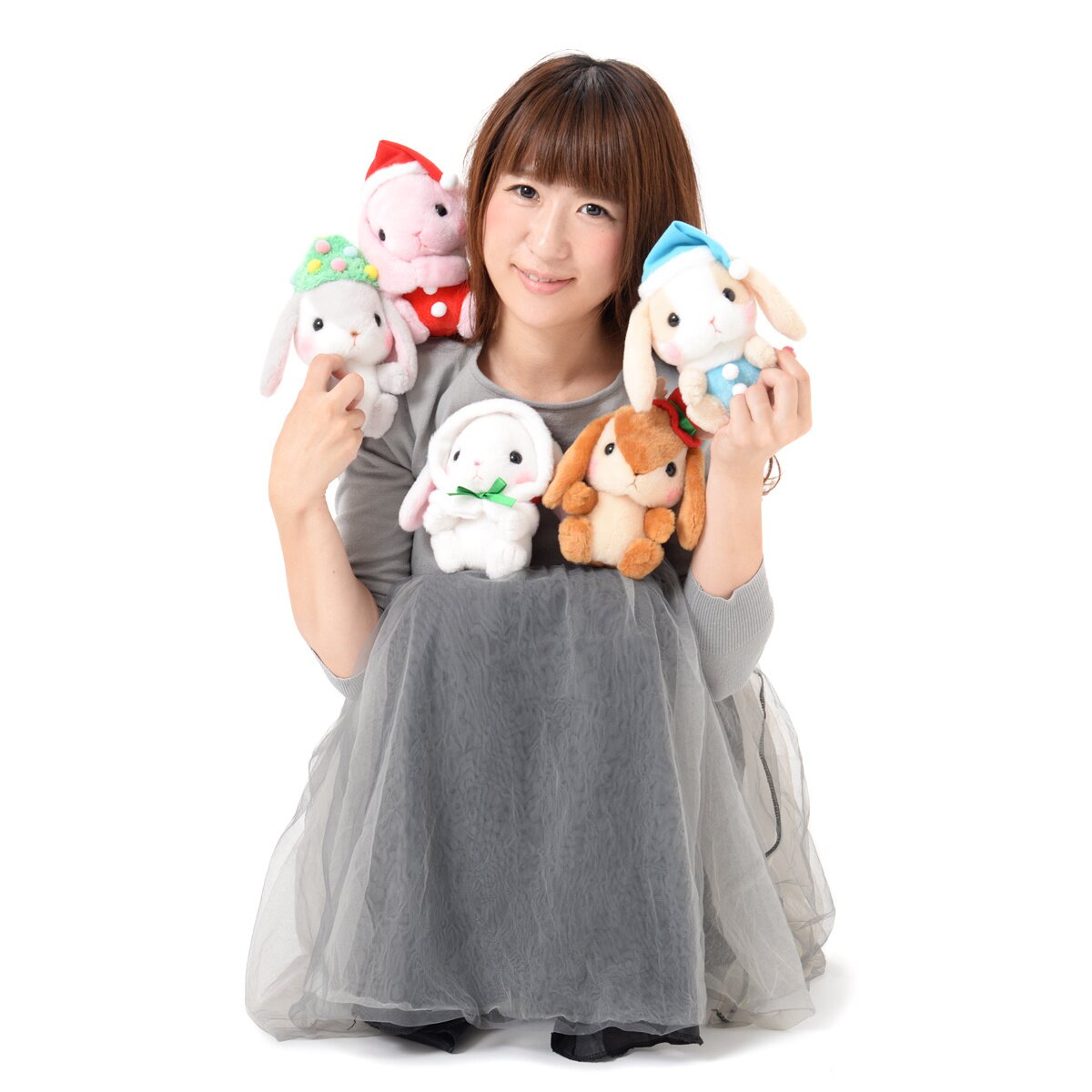 Pote Usa Loppy Merry Christmas Rabbit Plush Collection (Standard ...