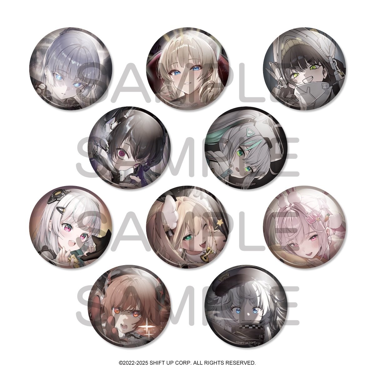 Goddess of Victory: Nikke Burst Collection Tin Badge Vol. 6 Box Set ...