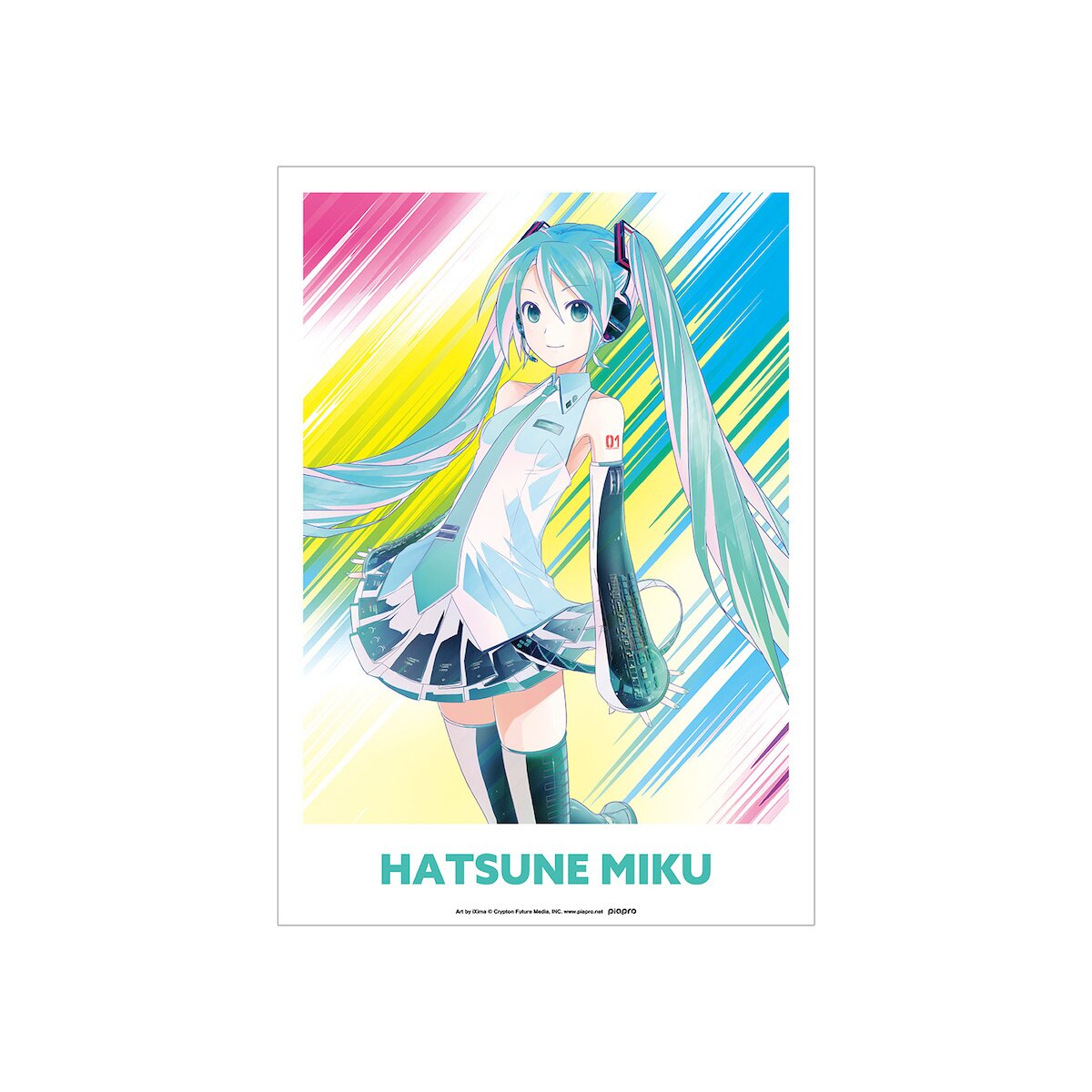Hatsune Miku Ani-Art A3-Size Mat Effect Poster Collection Vol. 3 ...