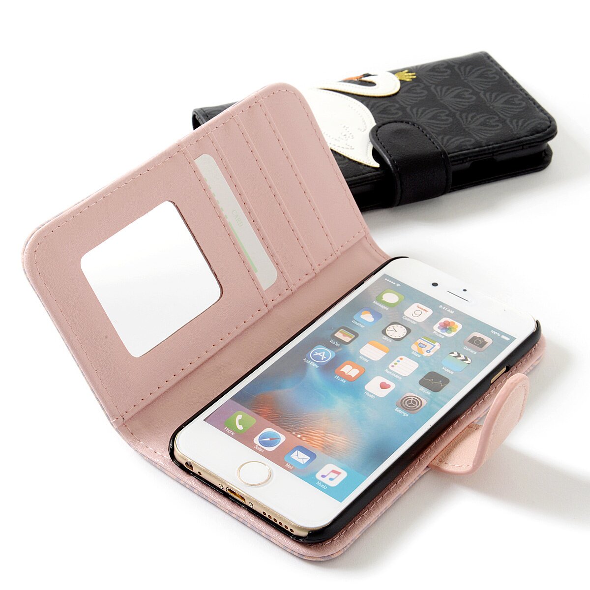 FLAPPER Swan Appliqué Smartphone Flip Case: FLAPPER - Tokyo Otaku Mode ...