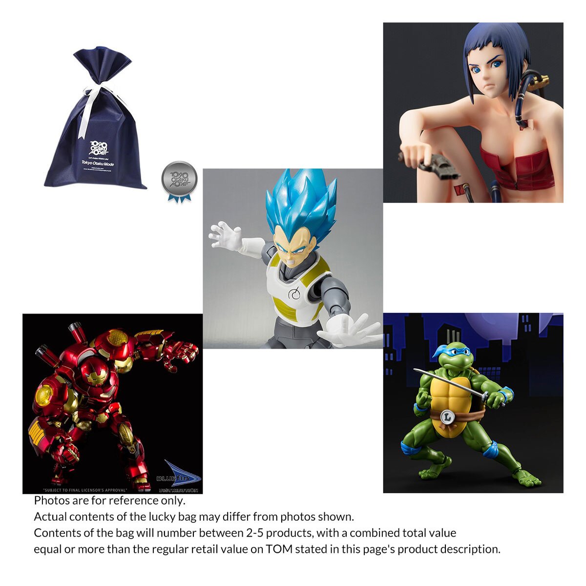 TOM Outlet Lucky Bag: Shonen Figures (Silver Value) - Tokyo Otaku Mode ...