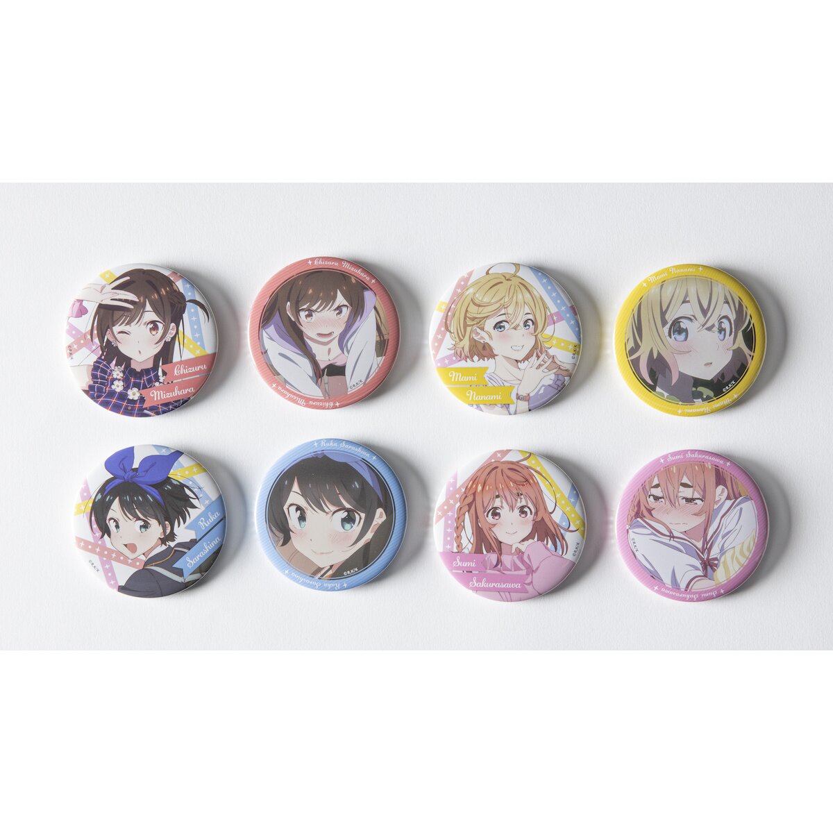 Rent-A-Girlfriend Pin Badge Complete Box Set: KADOKAWA - Tokyo Otaku ...