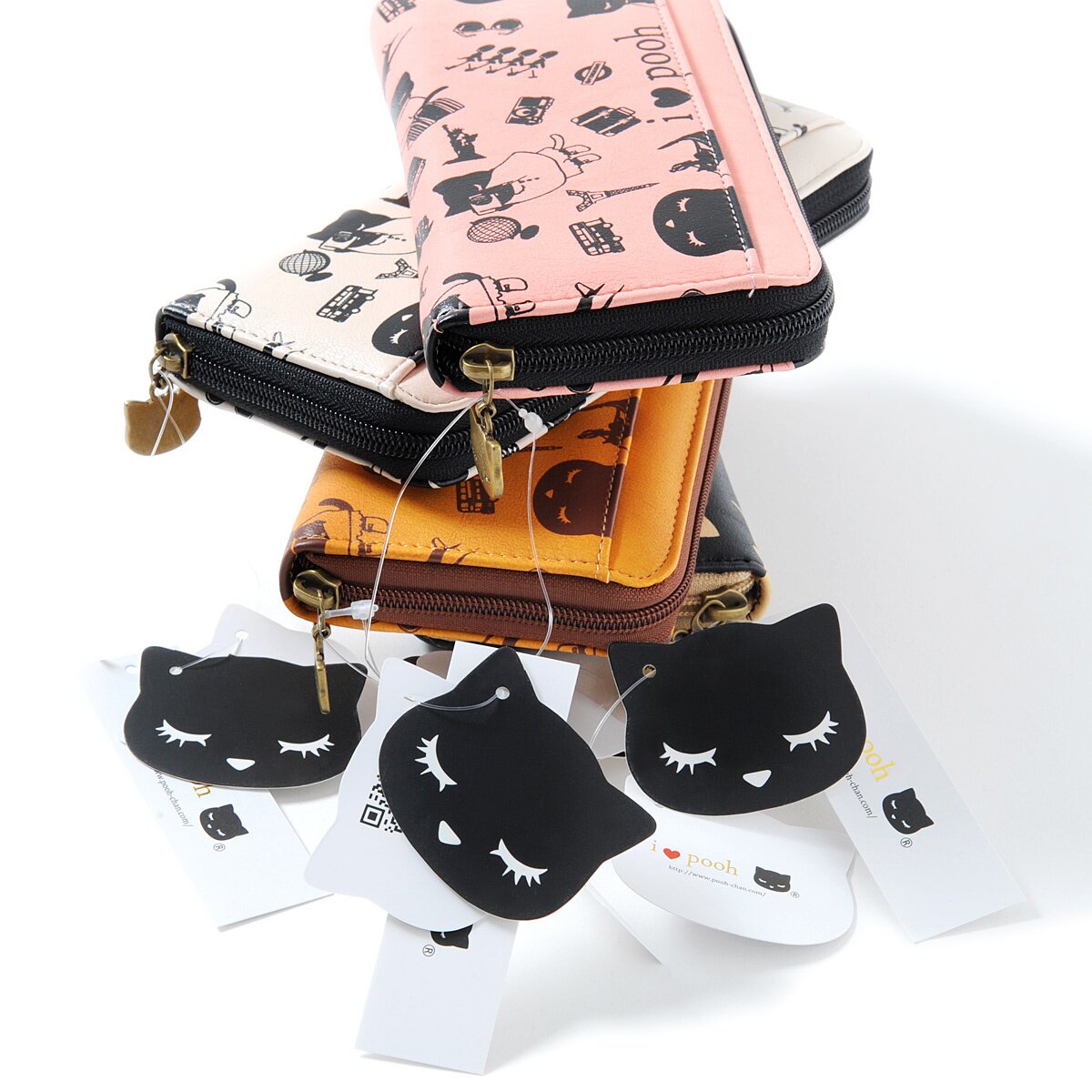 Osumashi Pooh-chan Travel Pooh-chan Long Wallets - Tokyo Otaku Mode (TOM)