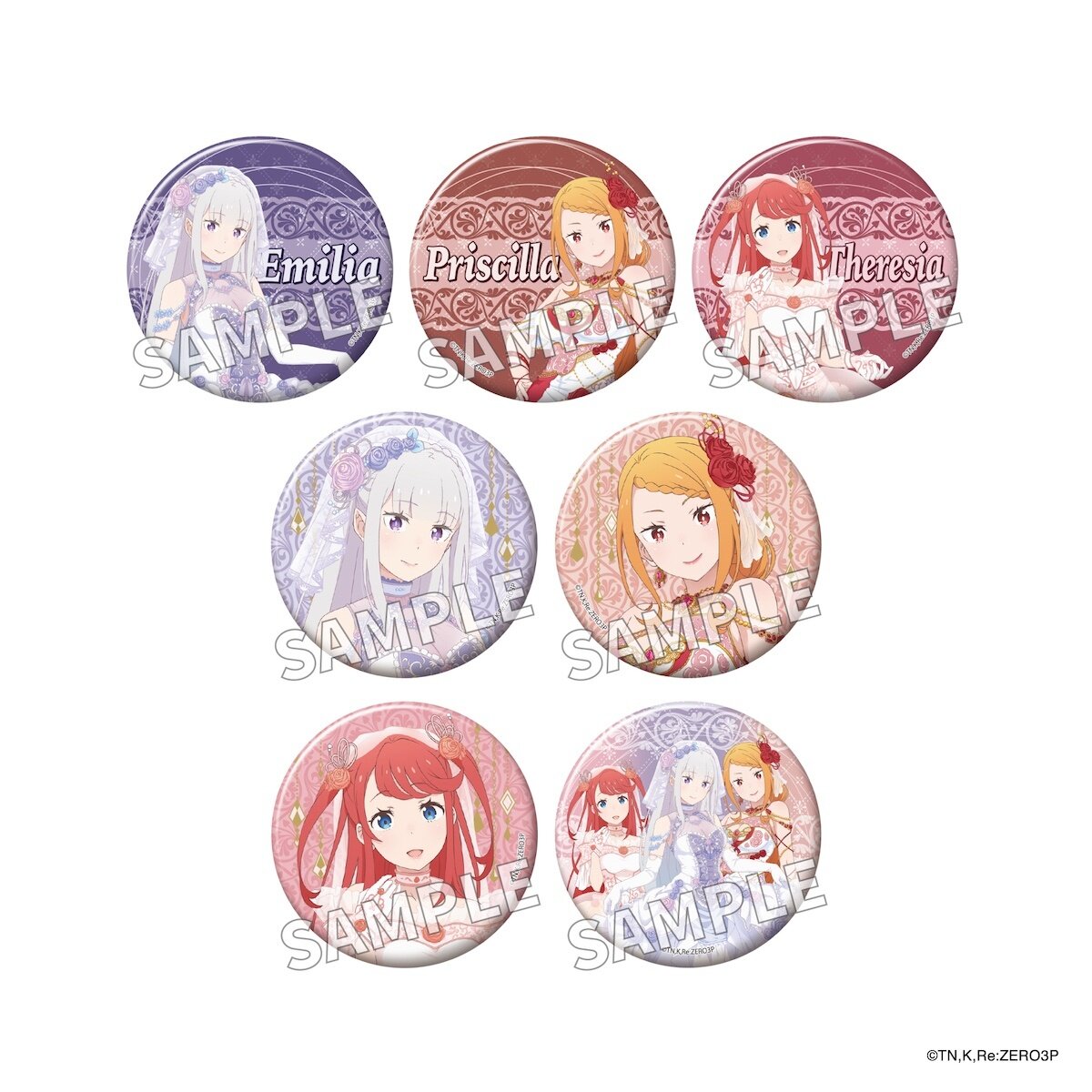 Re:ZERO -Starting Life in Another World- Trading Glimmering Tin Badge ...