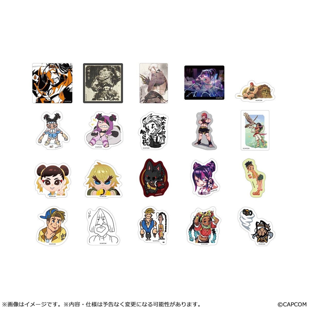 Street Fighter 6 Variety Die-cut Sticker: Capcom - Tokyo Otaku Mode (TOM)