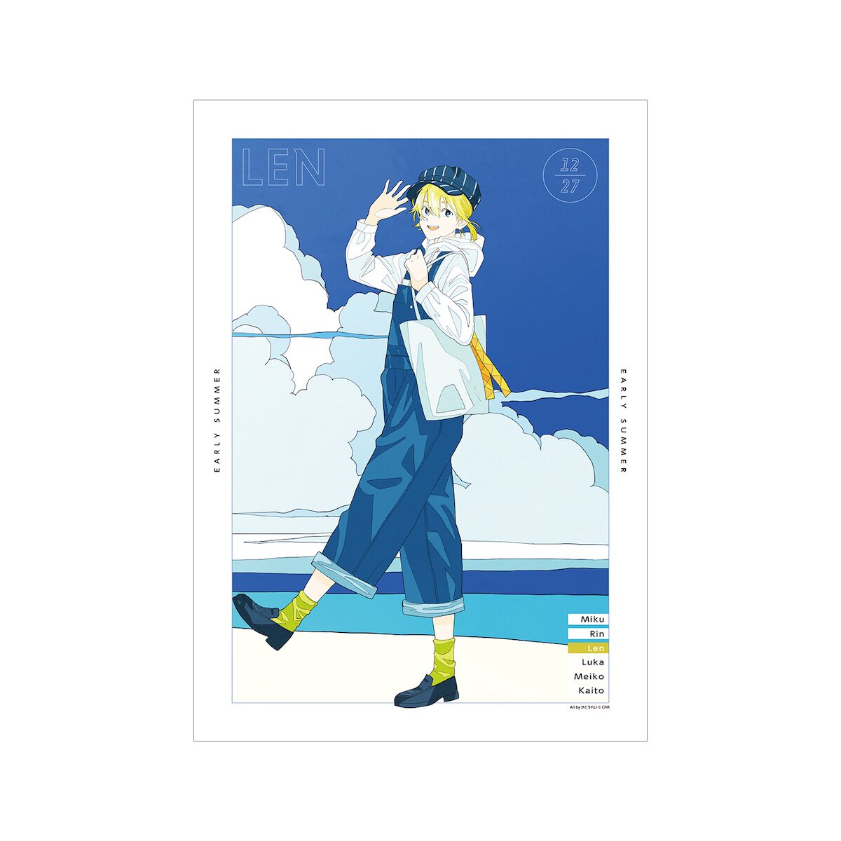 Piapro Characters Early Summer Ver. A3-Size Mat Poster Collection ...