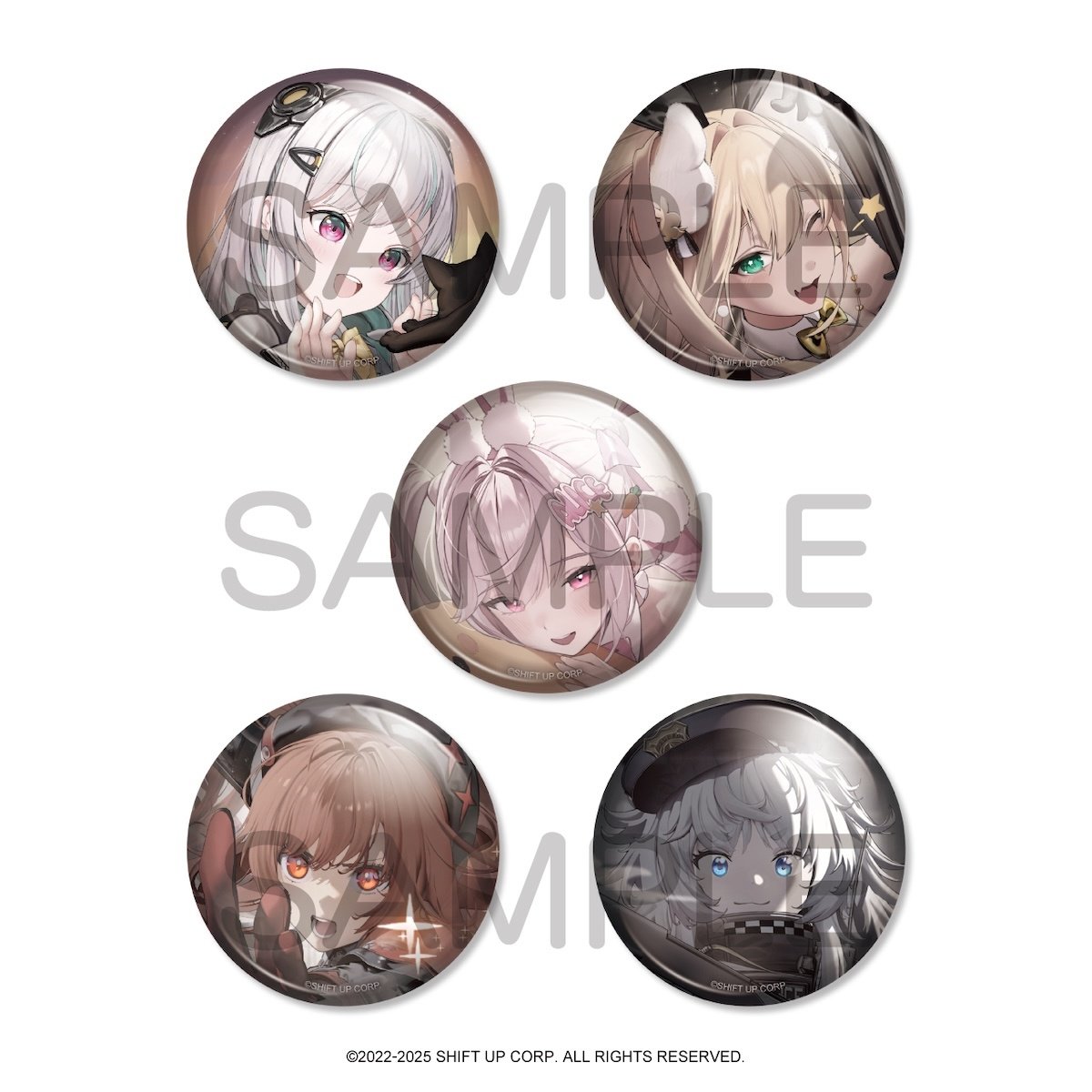 Goddess of Victory: Nikke Burst Collection Tin Badge Vol. 6 Box Set ...