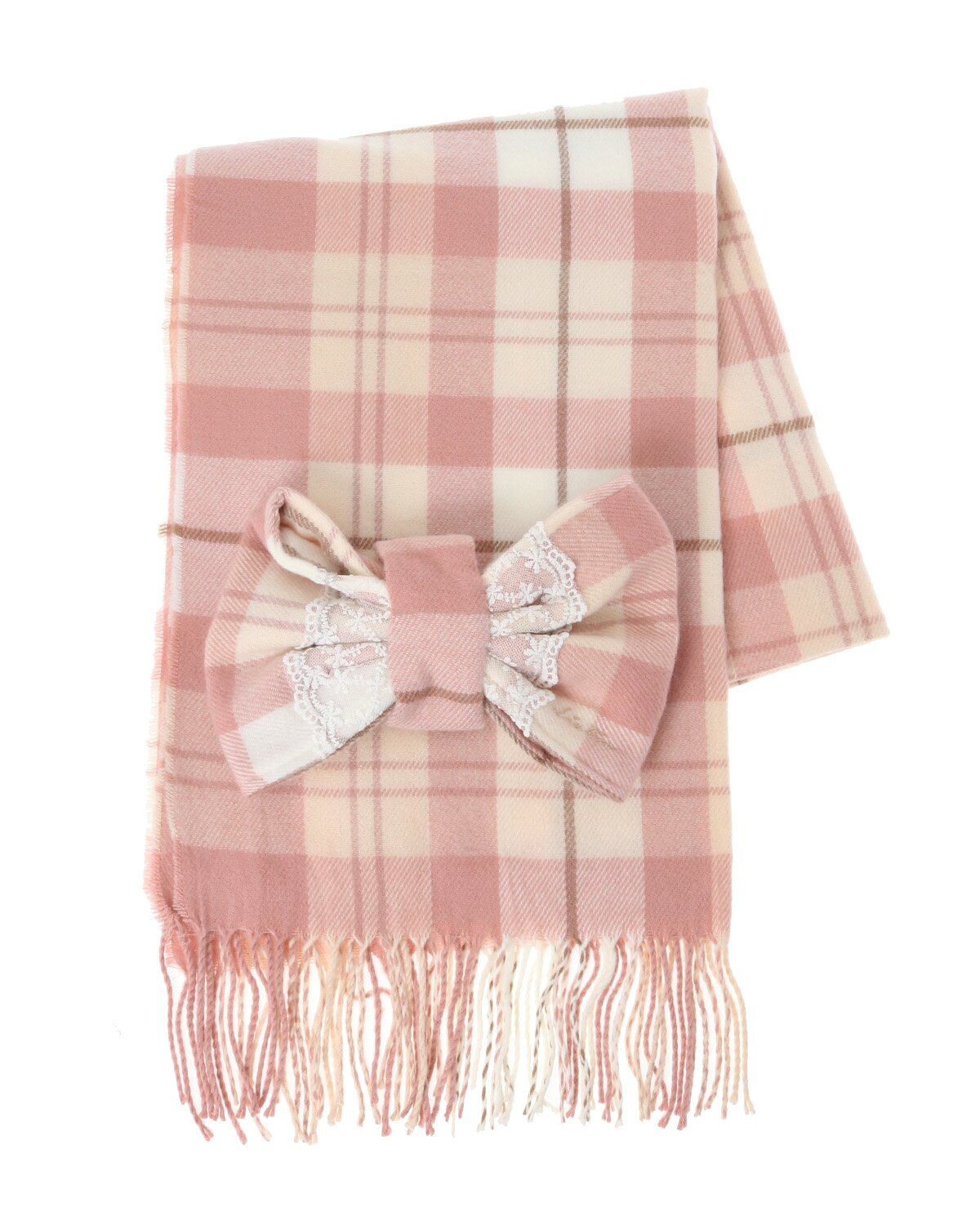 LIZ LISA Ribbon Checkered Stole - Tokyo Otaku Mode (TOM)